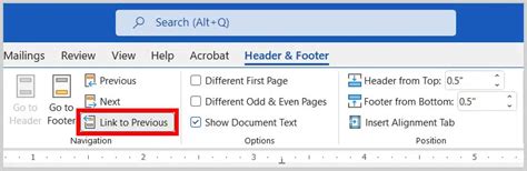 How To Insert Headers And Footers On Specific Pages In Microsoft Word