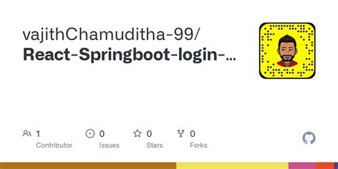 Github Vajithchamuditha 99react Springboot Login App