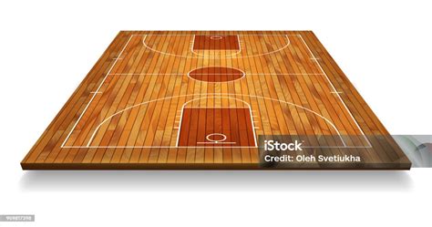 나무 질감 배경 라인 관점 농구 코트 바닥 벡터 일러스트 레이 션 농구 팀 스포츠에 대한 스톡 벡터 아트 및 기타 이미지