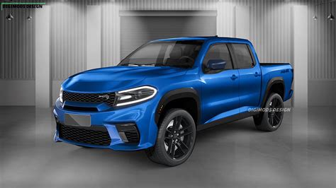 Dodge Ram Dakota Srt Comes Back With Hellcat Mill In Charged Rendering