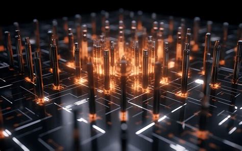 Premium Photo Closeup Of A Quantum Computers Quantum Bits