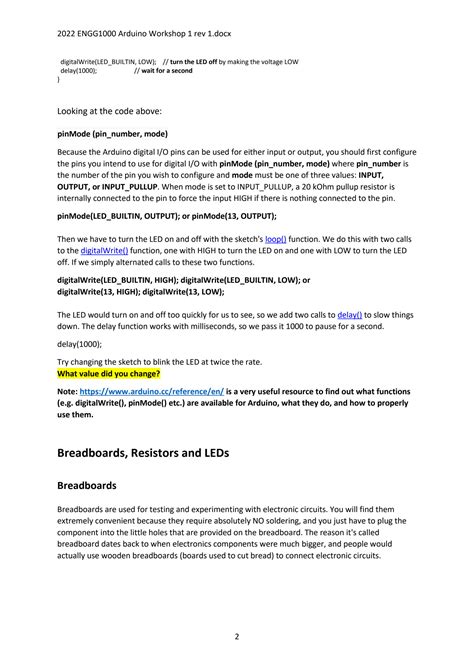SOLUTION Arduino Worksheet Studypool