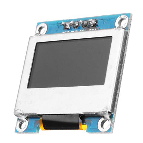 0 96 Inch 4Pin Blue IIC I2C OLED Display With Screen Protection Cover Electronic Pro