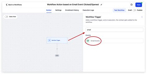 Workflow Action Based On Email Event Clickedopened Highlevel Support