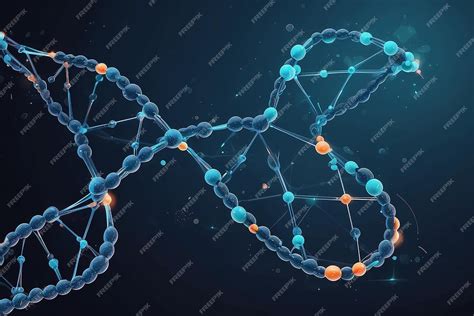 Premium Ai Image Molecular Structure Background Abstract Background With Molecule Dna Medical