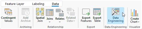 Open A Data Engineering View—arcgis Pro Documentation