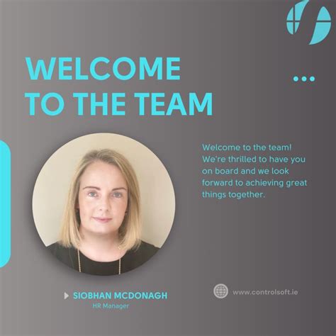 Welcome To The Team Were Delighted To Welcome Siobhan Mcdonagh To The Controlsoft Automation