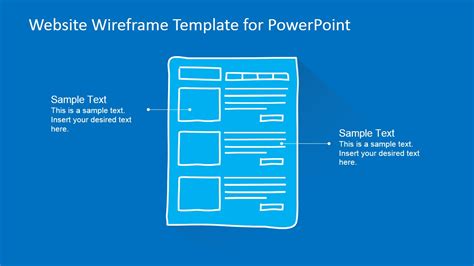 Website Wireframe Template For Powerpoint Slidemodel