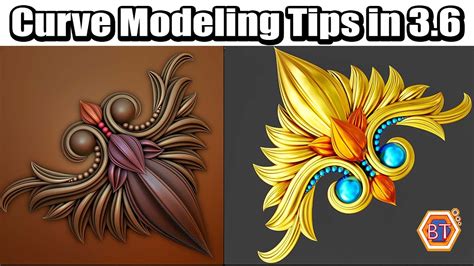 Blender Curve Modeling Tutorial Modeling Tips YouTube