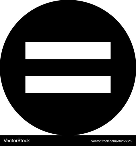 Black Equal Sign Premium Vector Female And Male Symbols With