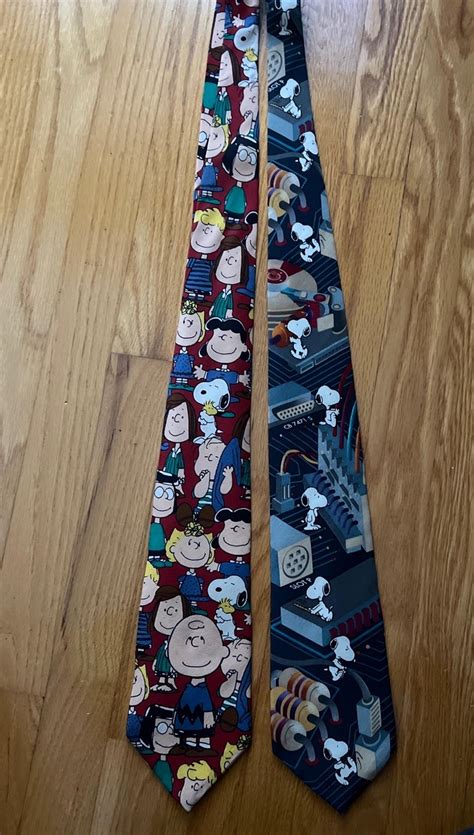 Peanuts Map Ties For Men Mercari