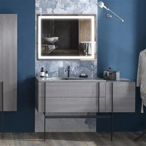 ᐉ Дзеркало з Led підсвічуванням 1000х800 мм Sr 004 • Краща ціна в Києві Україні • Купити в