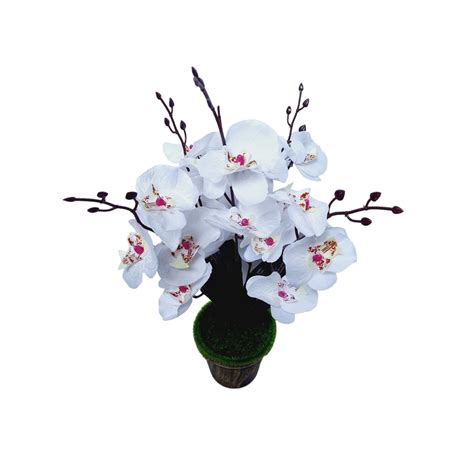 Orhidee Artificiala Alba Emag Ro
