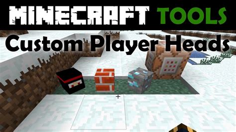 Custom Player Heads In Minecraft And Above YouTube