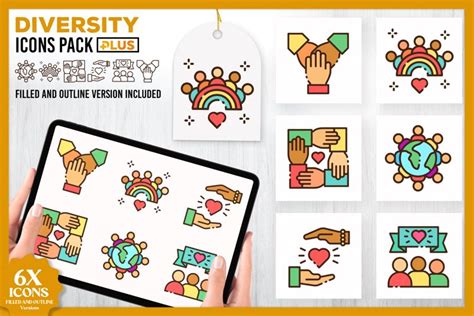 Diversity Icons Pack