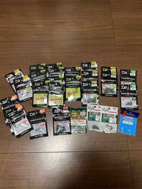 Yahooオークション バス釣り用 フックシンカーセット