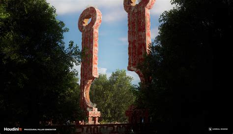 artstation houdini tutorial procedural pillar generation tutorials