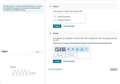 solved the figure figure 1 shows the light intensity on a