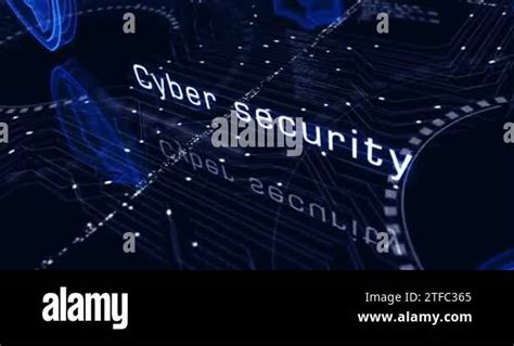Cyber Security Network Protection And Digital Data With Shield Symbol Abstract Cyber Concept