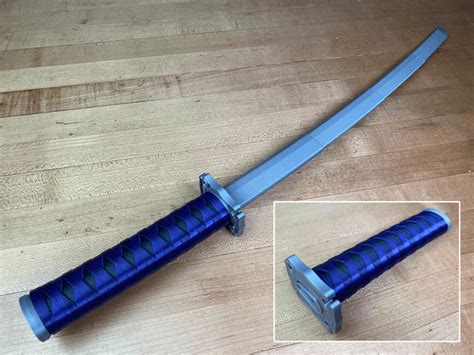 Collapsing Multi Part Katana V2 3d Model By 3dprintingworld On Thangs
