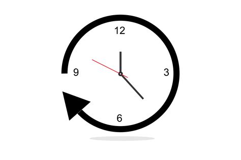 Icon Set Time Alarm Clock With Arrow Graphic By LeisureProjects Creative Fabrica