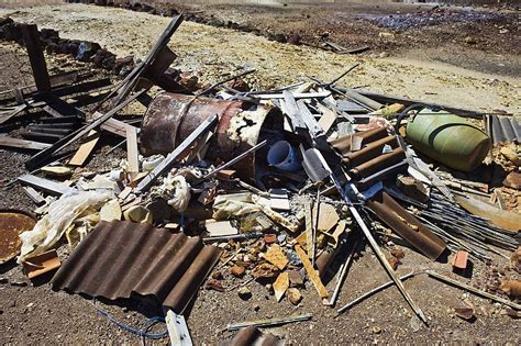 Pile Of Debris Drum Broken Environment Photo Background And Picture For