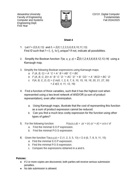 Sheet4 Digital Computer Fundamentals Pdf Mathematics Computer Programming