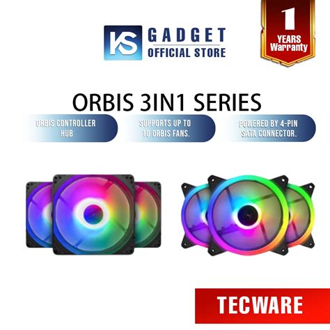 Tecware Orbis F1 Orbis F3 Starter Kit With 3x F1 F3 Argb Fan