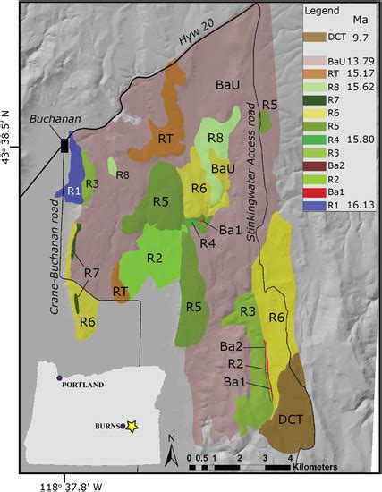 Columbia River Rhyolites Age Distribution Patterns And Their