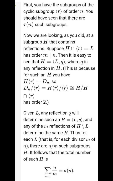 How To Find Number Of Subgroups Of Dn Dihedral Group