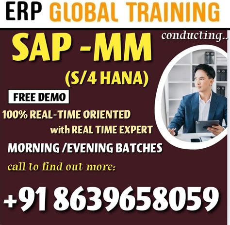 Erp Global Training On Linkedin Sap Mm Training Erp Global Training 918639658059
