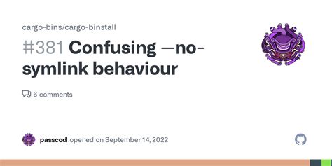 Confusing No Symlink Behaviour Issue Cargo Bins Cargo Binstall GitHub
