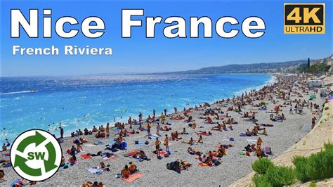 Nice France The Most Beautiful Beach In French Riviera Walking