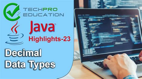 decimal data types highlights 23 techpro education youtube