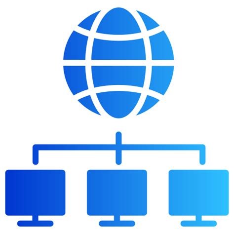 Network Generic Gradient Fill Icon