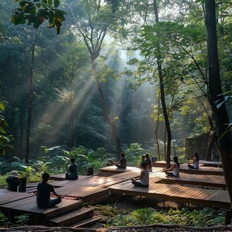 Free Forest Yoga Session Image Forest Yoga Sunlight Download At