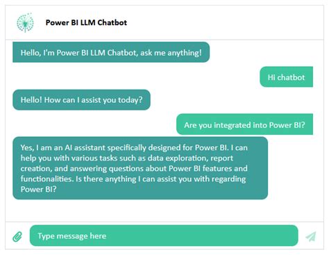 Power Bi Llm Chatbot