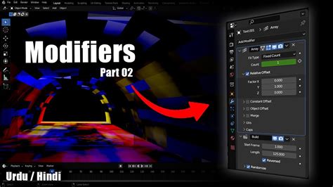 Modifiers Part 02 Blender Beginner Tutorial In Urdu Hindi Zuhaib Khoso Youtube