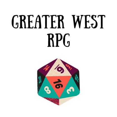 Greater West RPG Dungeons And Dragons Game Nights