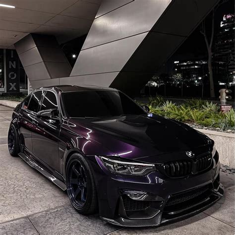 Gloss Ghost Midnight Purple Car Wrap Metallic Ghost Midnight Purple