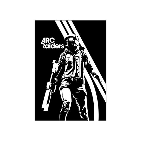 Arc Raiders Large Vinyl Decal Raider Character And Logo Official Artwo