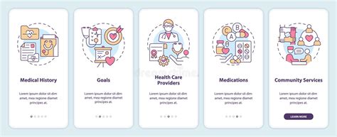 Chronic Disease Comprehensive Care Plan Onboarding Mobile App Screen