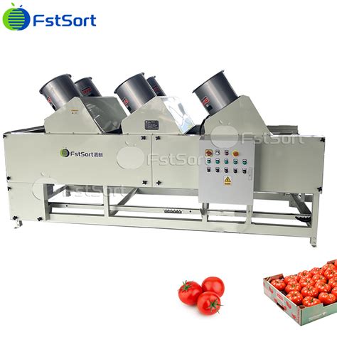 Fstsort Tomato Sorter Drum Classifier Five Grade Grading Machine Fruit