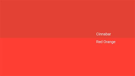 Cinnabar Color Combinations Hex Code Shutterstock