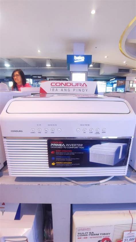 CONDURA WINDOW TYPE INVERTER AIR CONDITIONER TV Home Appliances Air Conditioning And Heating