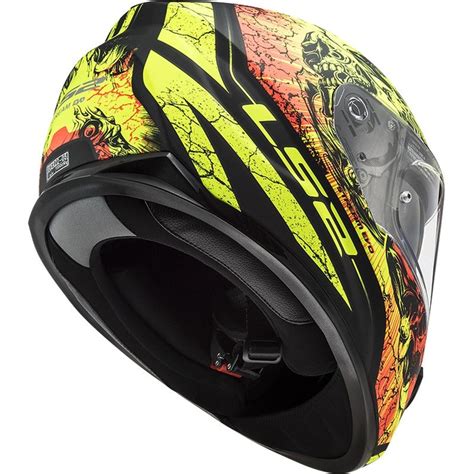 Casco Ls2 Stream Evo Throne Negro Amarillo — Totmoto