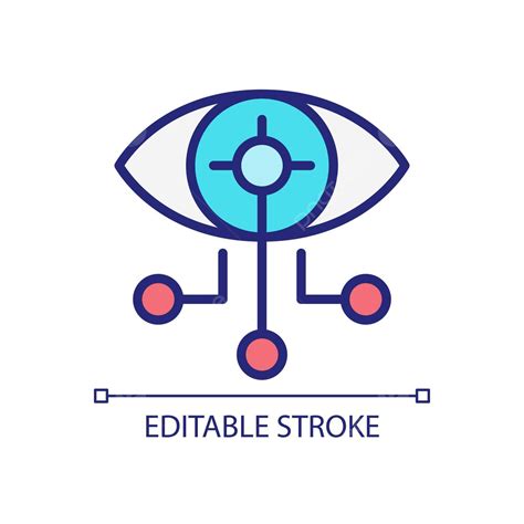 Pixelperfect Rgb Color Icon Of Contact Lenses Connectivity Vector Editable Contour Contact