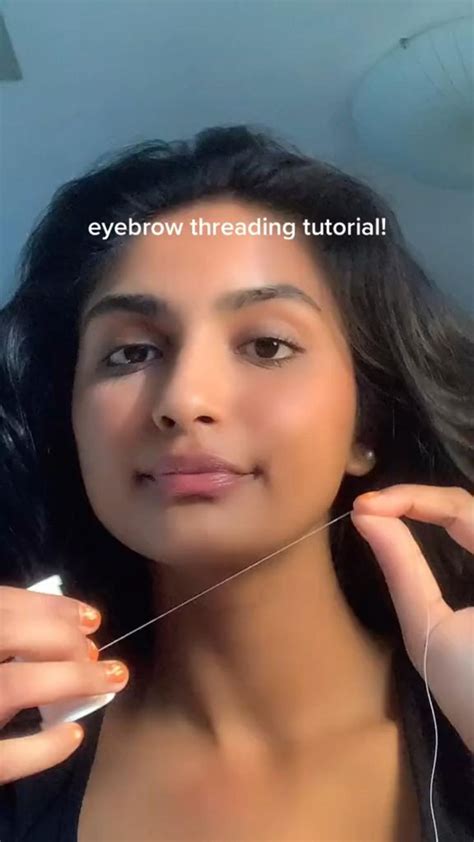 eyebrow threading tutorial c badgalriyriy makeuptutorial makeuptips