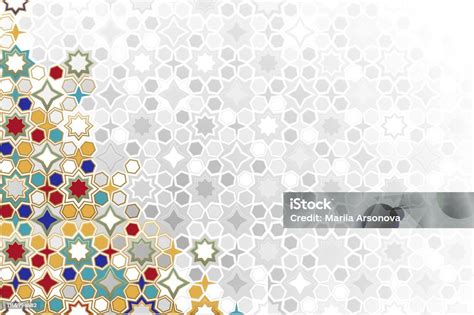 색상의 아랍어 장식 배경입니다 모자이크의 이슬람 장식 다채로운 세부 사항입니다 아랍어 동쪽 인도 장식 페르시아 어 모티프 3d