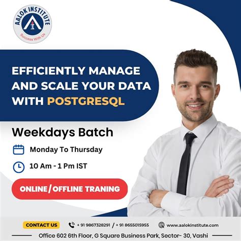 Aalok Institute On Linkedin Postgresql Datamanagement